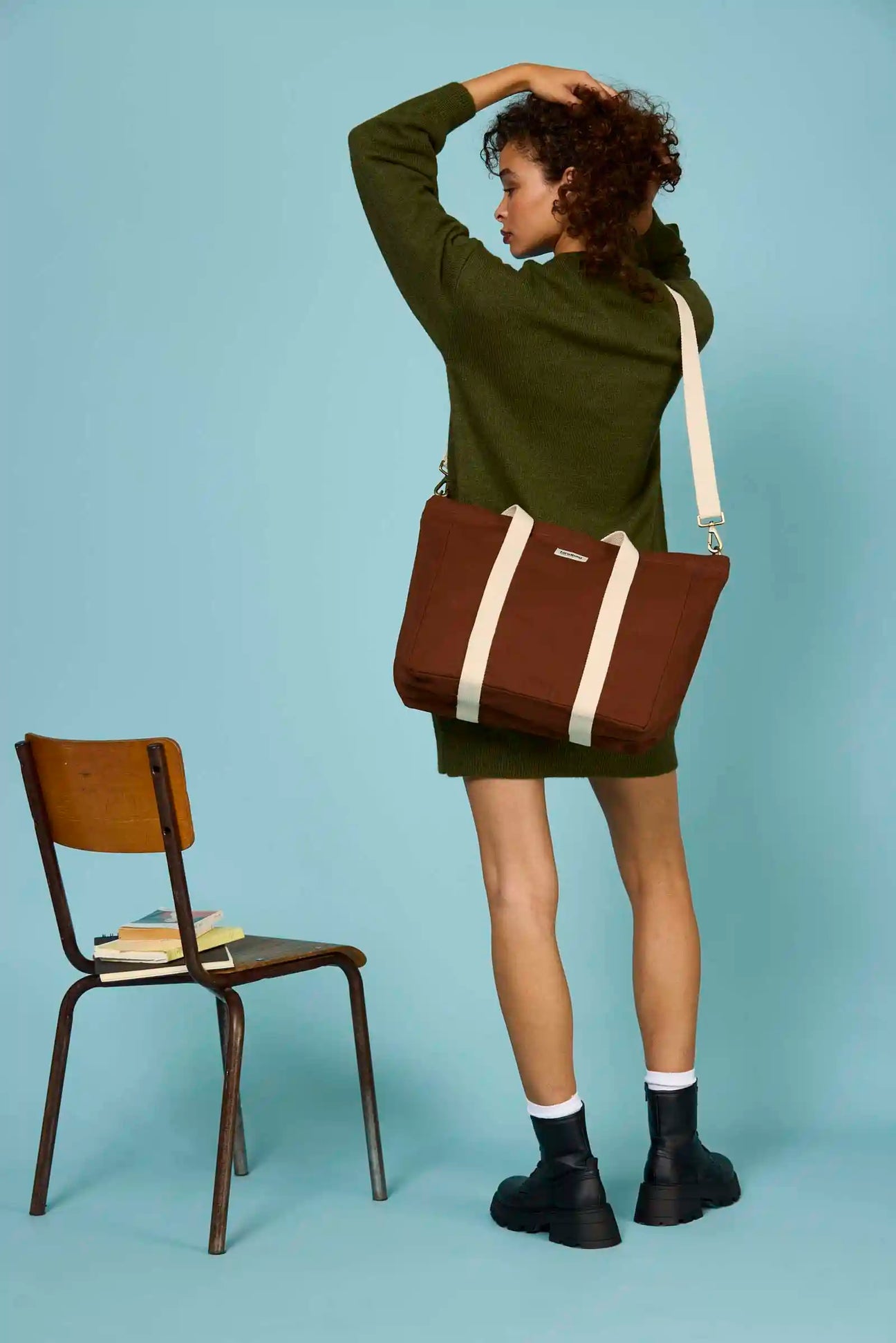 Cesar tote bag - Chocolate – Sis Bis